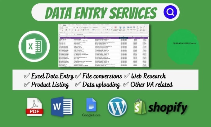 Convert Pdf Scan Pages To Excel Google Sheet By Sahatammal Fiverr