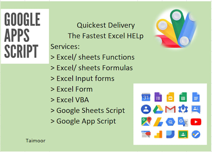 Develop Google Sheets Formulas Apps Script Dashboard By Drenginer Fiverr