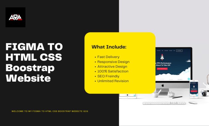 Convert Figma To Html Css Boostrap Responsive Website By