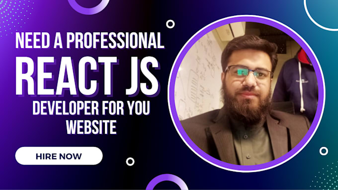 Be Your React Js Develope By Abdurrehmaan Fiverr