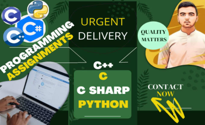Make C Cpp C Sharp And Python Assignments And Projects By Soban Ahmed