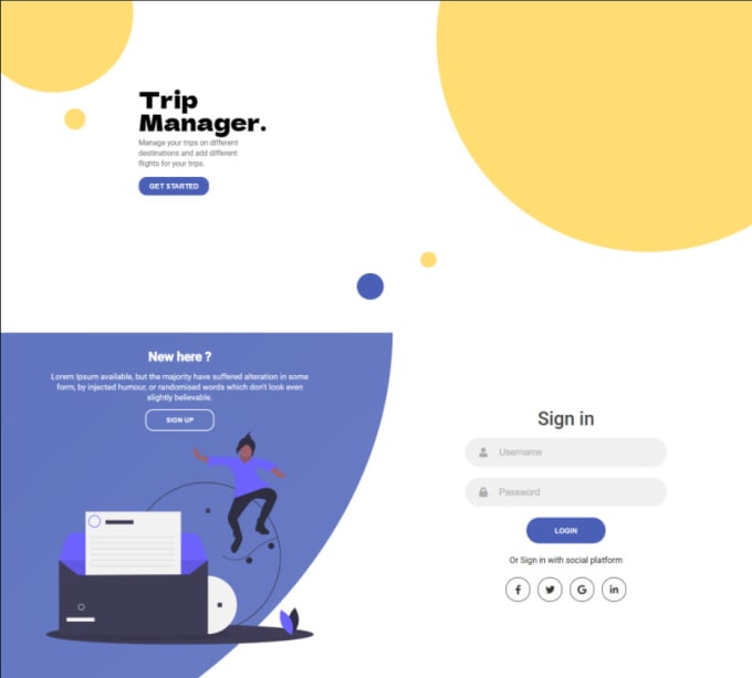 Do Any Task Related To Html Css Js Angular React Spring Boot