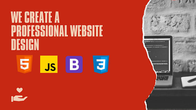 Create Website Design With Html Css Javascript Bootstrap By