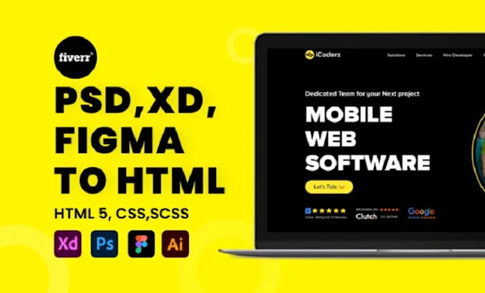 Responsive Html And Css Website Design By Yazan Kass Fiverr
