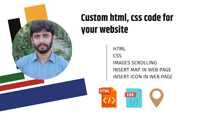 Write Custom Html Css Code For Your Website By Usamaiqbal356 Fiverr