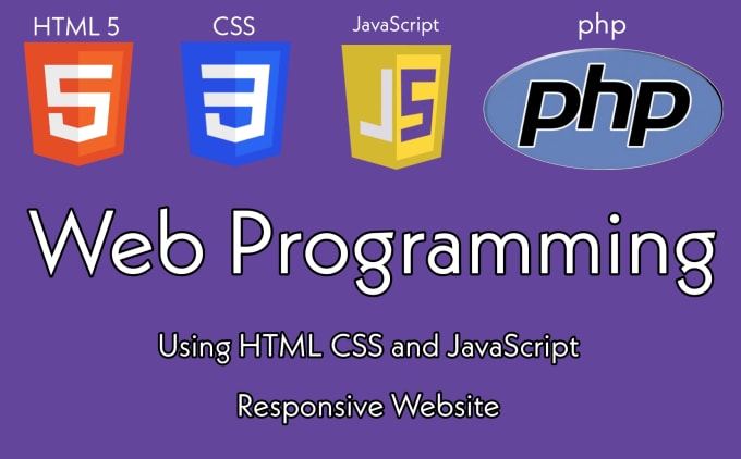 Do Web Programming In Html Css Php Mysql Bootstrap Js By