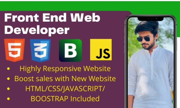Your Front End Developer Html Css And Javascript By Webdeveloperx
