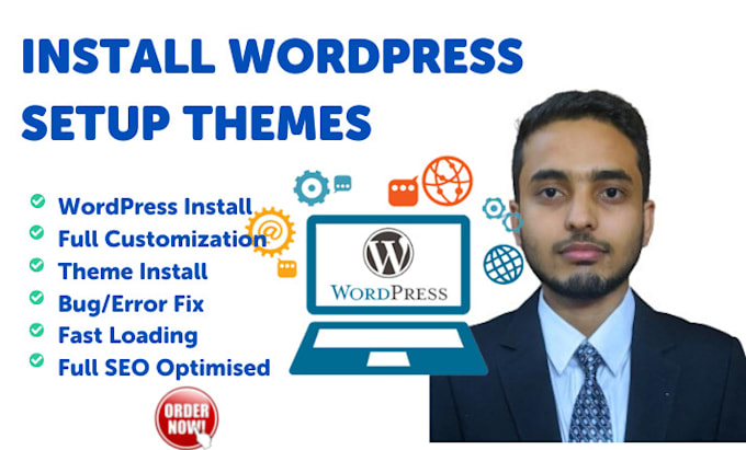 Install Wordpress Setup Theme Do Customization And Design By Kuwar25