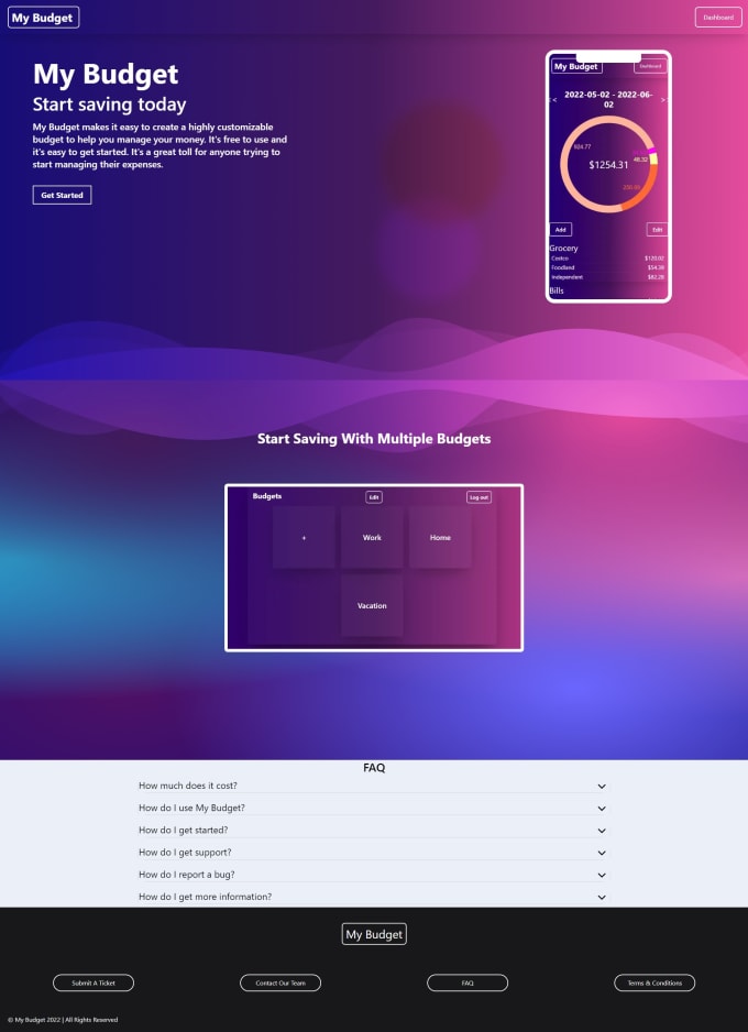 Create A Website With Html Css Reactjs Nextjs By Michaelthomas
