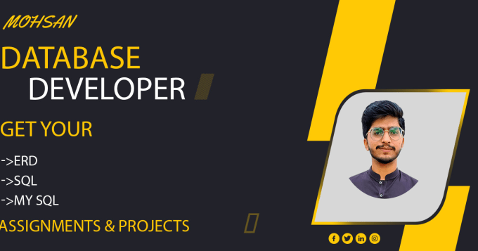 Design Sql Database Erd Sql Queries On Mysql And Oracle By