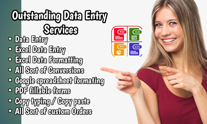 Do Accurate Data Entry Perfect File Conversions And Editing By