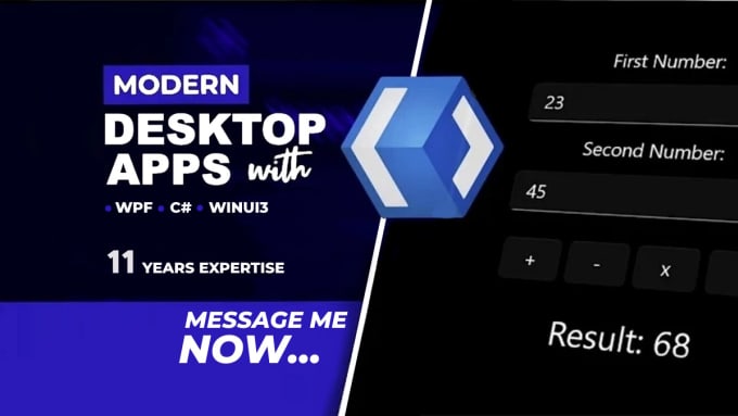 Develop Desktop Application Using Csharp Wpf And Winui By Shashank93