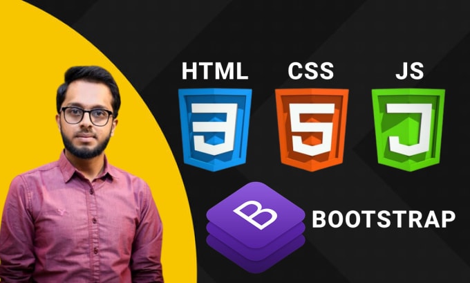 Edit And Design Responsive Webpages With Html Css Bootstrap Javascript