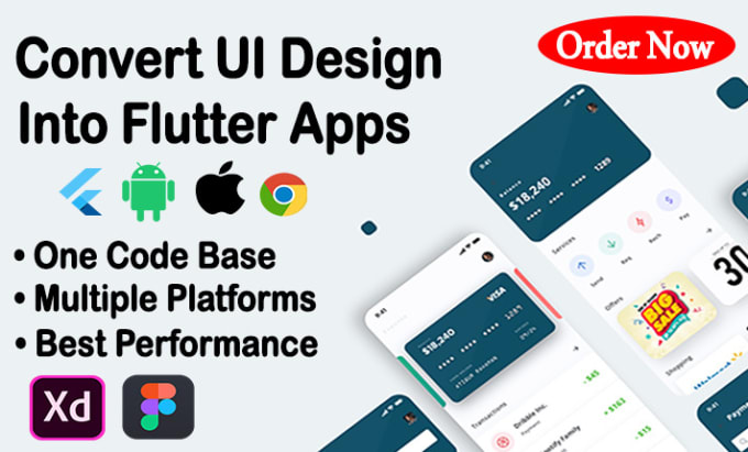 Convert Figma Adobe Xd To Flutter Design Flutter Apps Bespoke Flutter