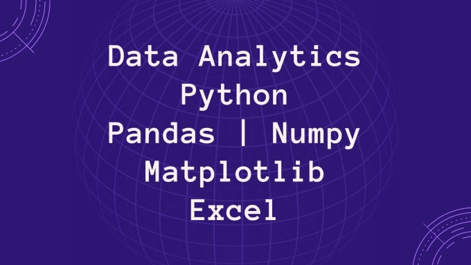 Do Data Analysis Using Python Pandas Numpy And Matplotlib By