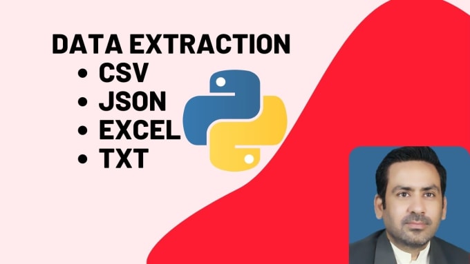 Extract Data From Csv Txt Json Excel Using Python By Imadali364 Fiverr