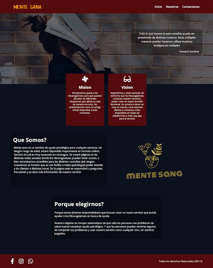 Crear Tu Pagina Web Estatica Con Html Css Y Js By Emanuelhh Fiverr