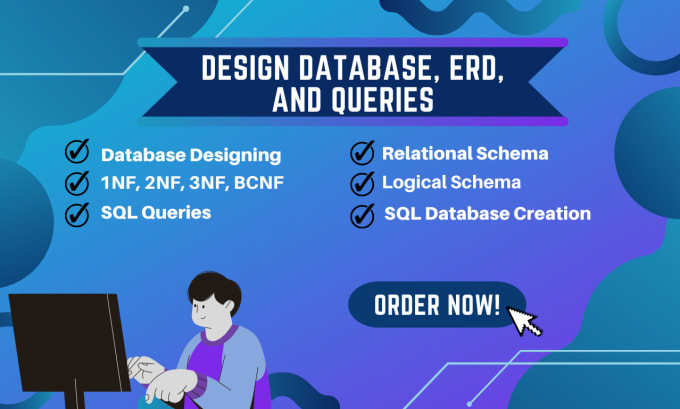 Design Sql Database Erd And Sql Queries On Oracle And Mysql By