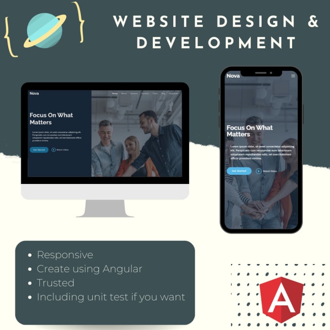 Create Responsive Website And Landing Page In Mean Stack By Webplanets