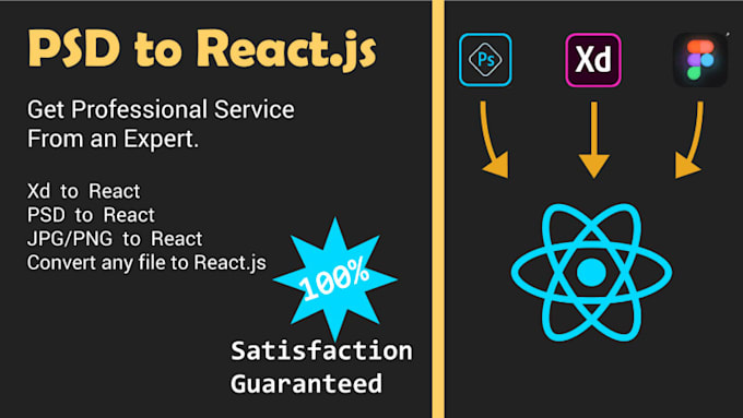 Convert Figma Psd Xd To React Using Bootstrap Or Tailwind By