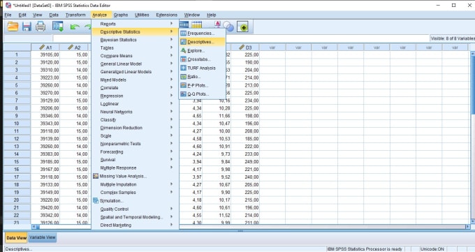 Statistical Data Analysis Using Spss Python Sql Excel By Heydar