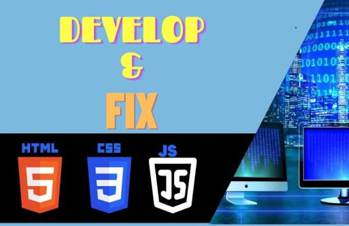 Create Responsive Website In Html Css And Javascript By Chabdullah Fiverr