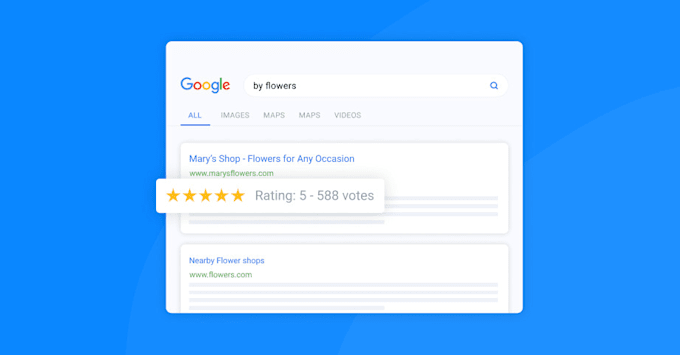 Schema Markup Of Star Rating Review Website Rich Snippets By