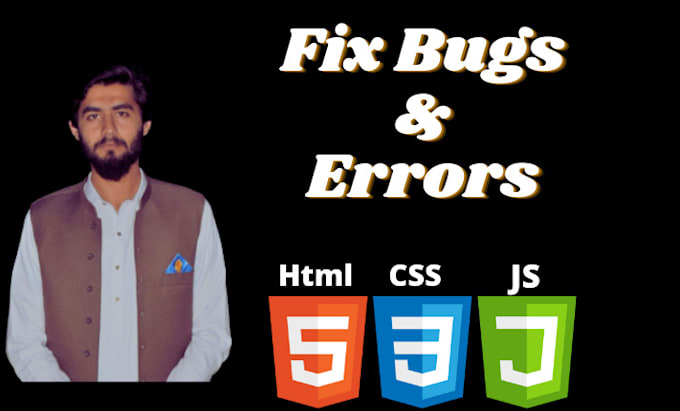 Fixed Your Html Css Bugs And Errors Also Make Html Css Landing Page By