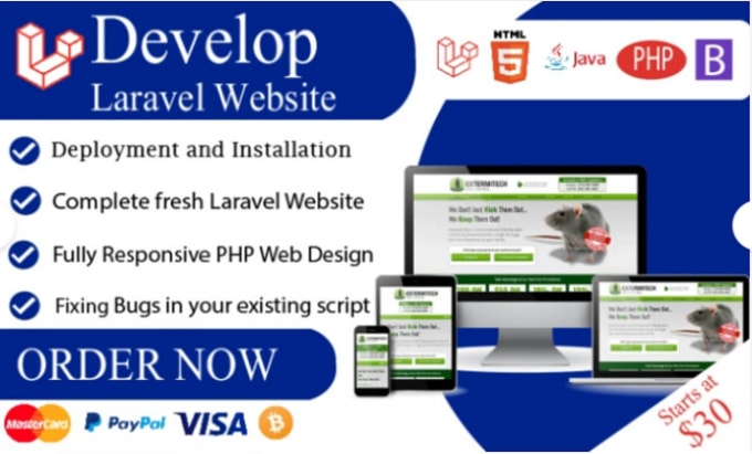 Be Your Full Stack Php Laravel Developer By Iqlivecommsolut Fiverr