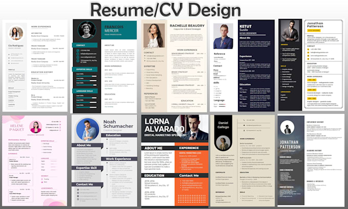 Design Professional Modern Resume Cv On Canva By Sahan Entc Fiverr