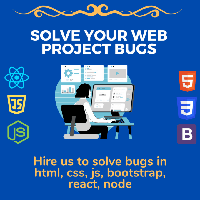 Fix Any Bug From Php Javascript Css Html React Js By Abdulmoiz