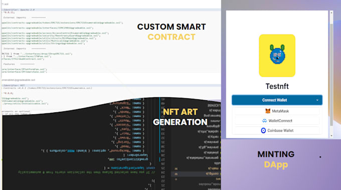 Make A Custom Nft Collection With Metadata Minting Dapp And Upload Them
