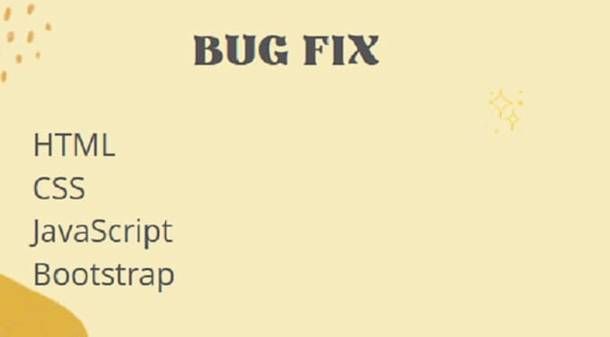 Fix Bugs In Html Css Javascript And Bootstrap By Arslankhan Fiverr
