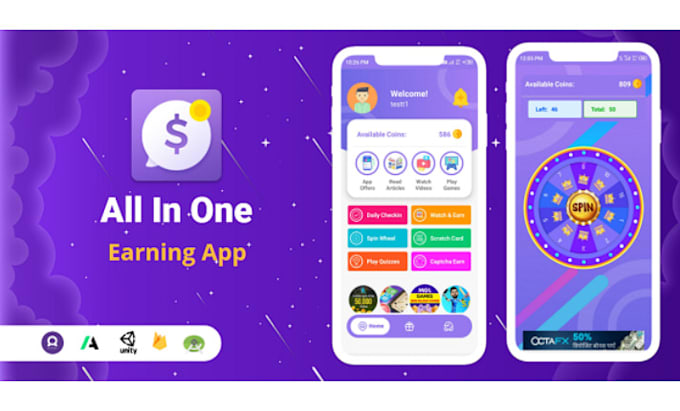 Create Android Earning App With Admob Facebook Startapp Unity Ads By