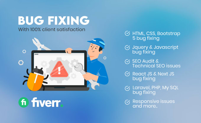 Fix Your Php Laravel Reactjs Javascript Html Database Bugs By