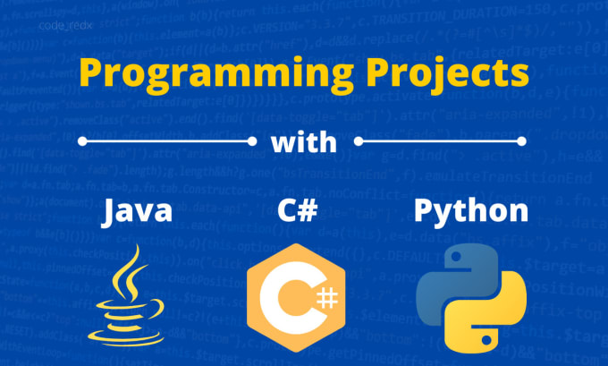 Do Java C Sharp And Python Programming Projects By Code Redx Fiverr