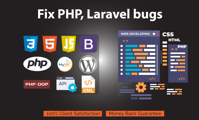 Create Or Fix Ajax Jquery Php Laravel Codeigniter Html Css Bugs
