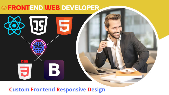 Create A Custom Frontend Website React Js Html Css Javascript