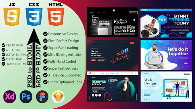 Create Responsive Website Using Html5 Css3 And Javascript By