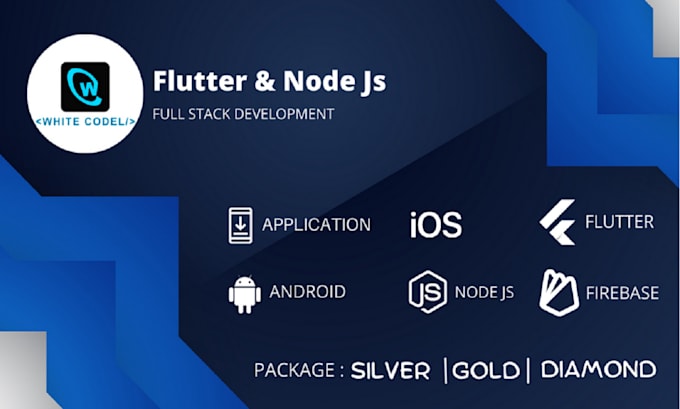 Build Android And Ios App Using Flutter And Nodejs By Whitecodel Fiverr