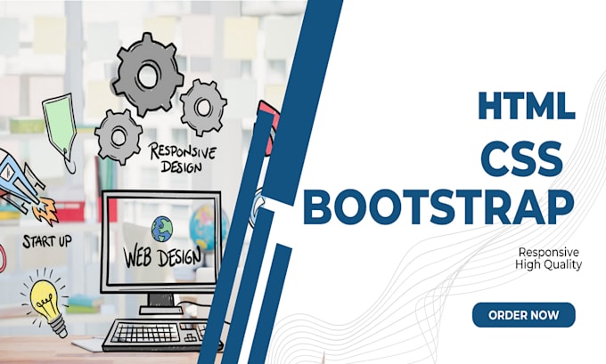 Do Html Css Bootstrap Web Design By Ripo162 Fiverr
