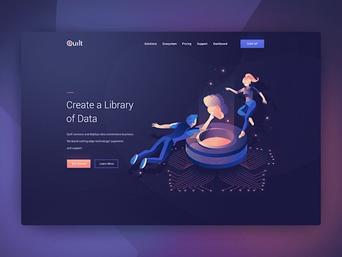 Create A Modern Design For Your Website Hero Section By Harold Gutie