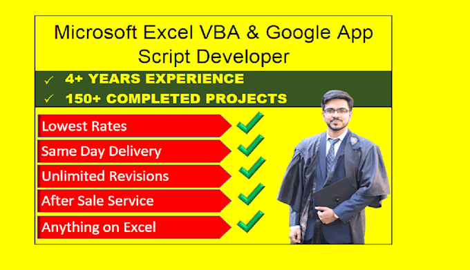 Automate Excel Google Sheets Using Apps Script And Vba By Ukashashahid Fiverr
