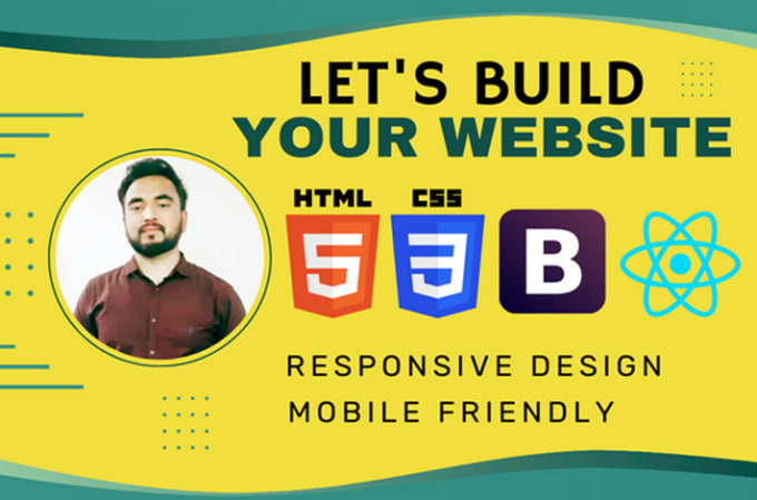 Do Frontend Web Development In React Html Css Js Or Fix Bugs By