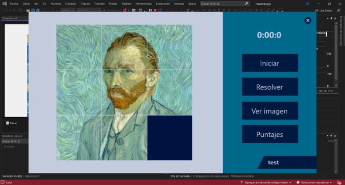 Create Van Gogh Puzzle App With C Sharp Oop Windows Forms And