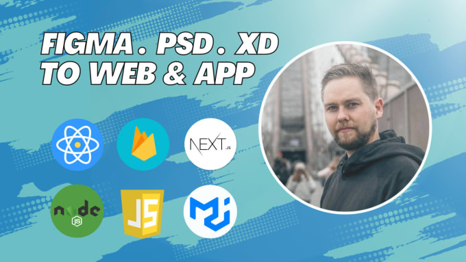 Convert Psd Xd And Figma Design To React And React Native Web And App