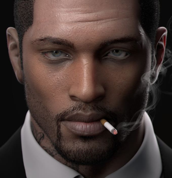 Made A Metahuman Character Model With Texture And Rig Using 3d Daz By