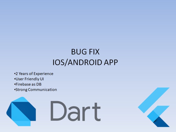 Develop Fix Bugs In Your Flutter Mobile App By Buluthaninan Fiverr