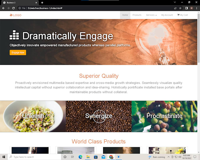 Create Responsive Website From Scratch Using Html Css Php By Baltee