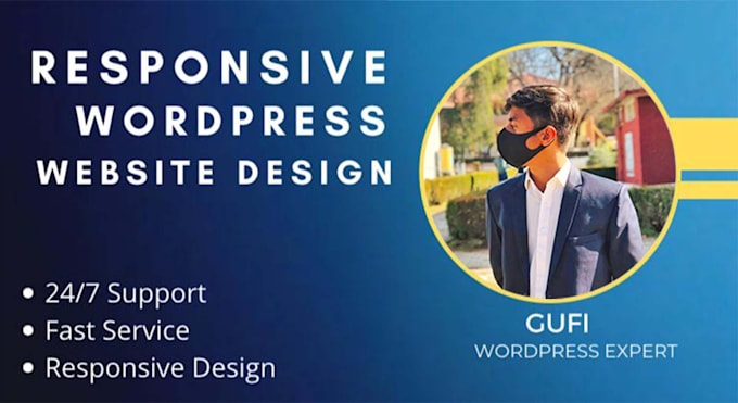 Built Responsive Wordpress Website Design By Gufi Fiverr